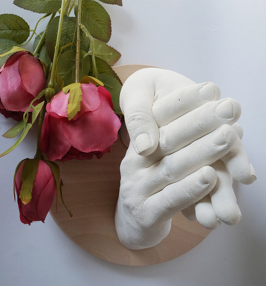 Kit mulaj maini 3D Cuplu, amprenta mulaj maini pentru 2 maini adulte ...